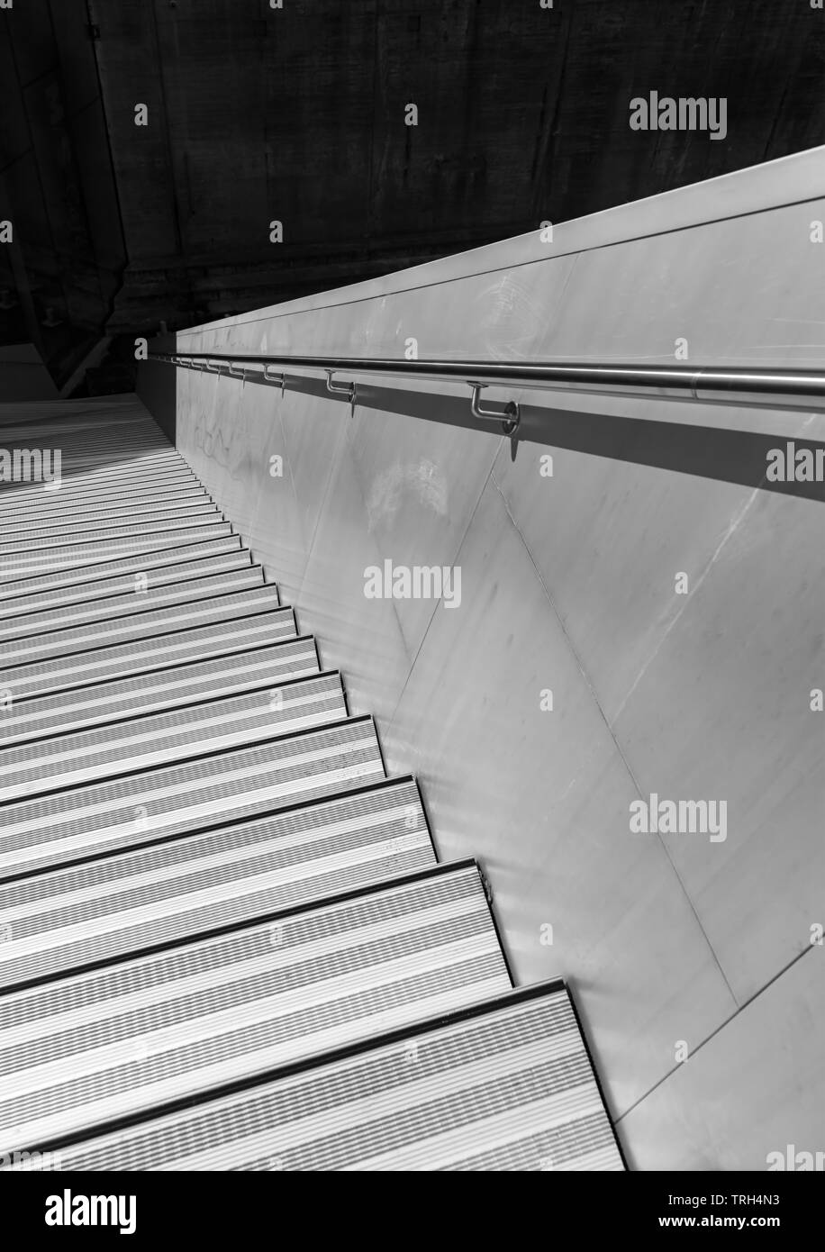 Modern architecture details, black and white Stock Photo - Alamy