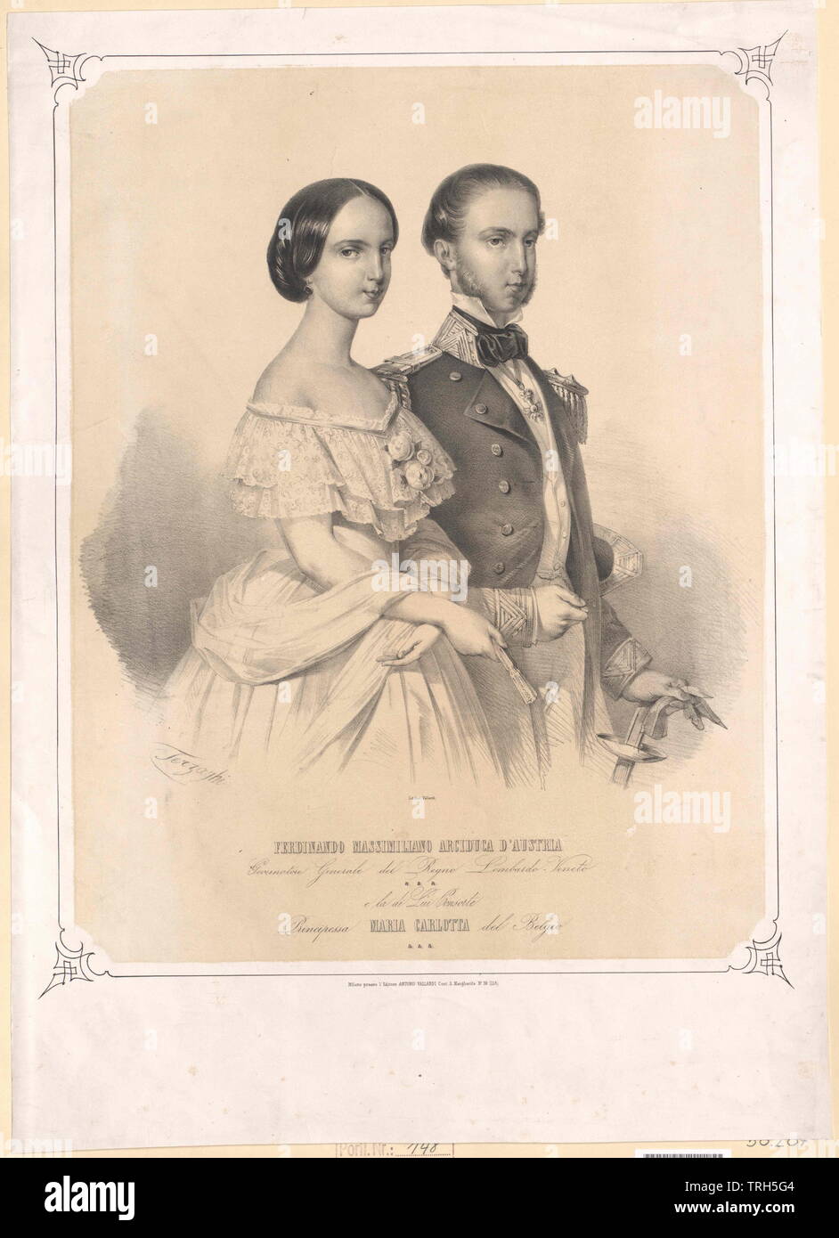 Maximilian I, Emperor of Mexico, Additional-Rights-Clearance-Info-Not ...