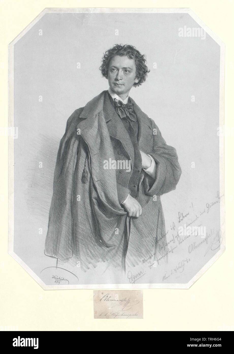 Sonnenthal, Adolf von,artist, artists, actor, actors, songster ...