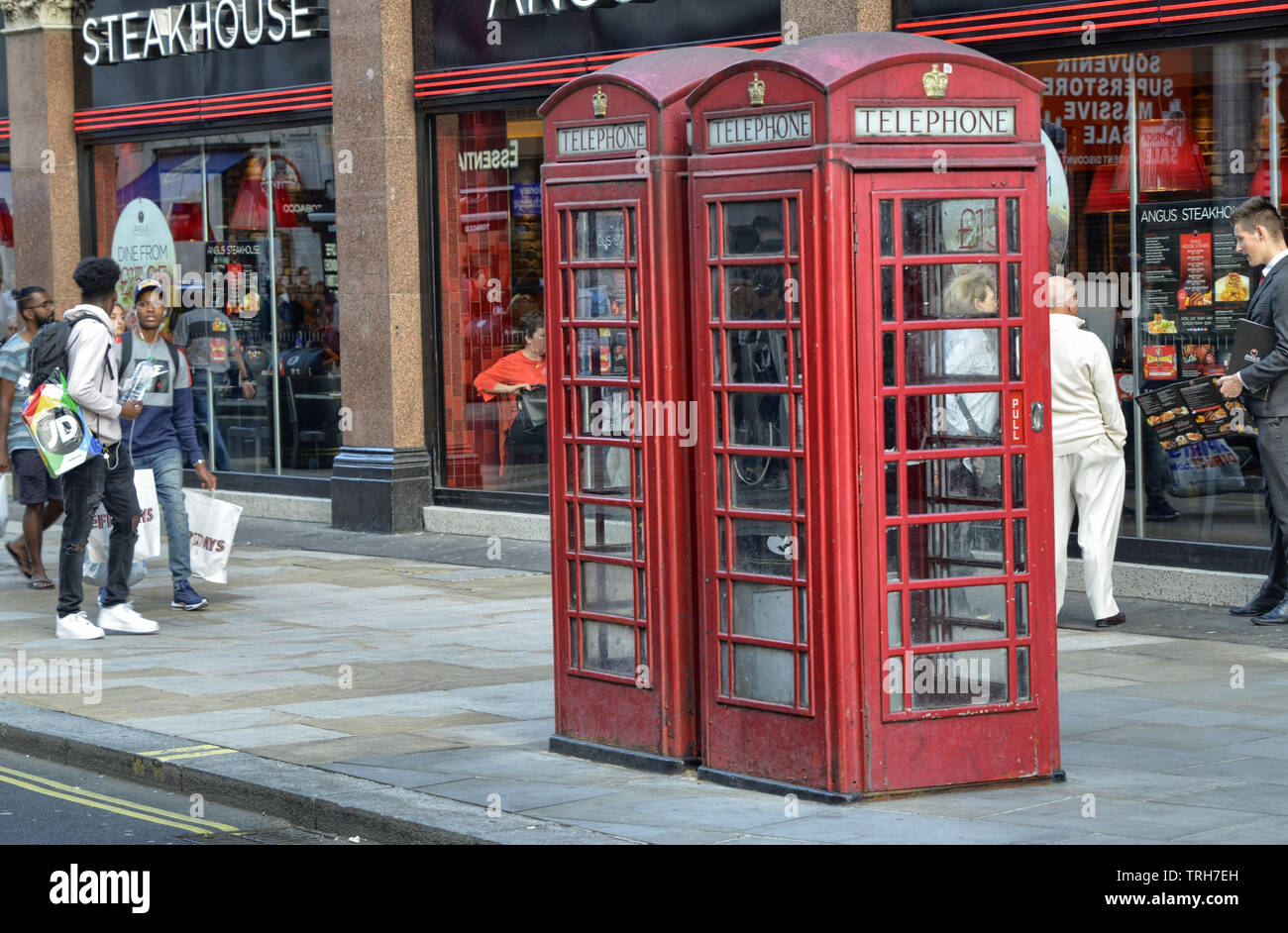 London, United Kingdom, 14 June 2018. London's telephone booths are one ...