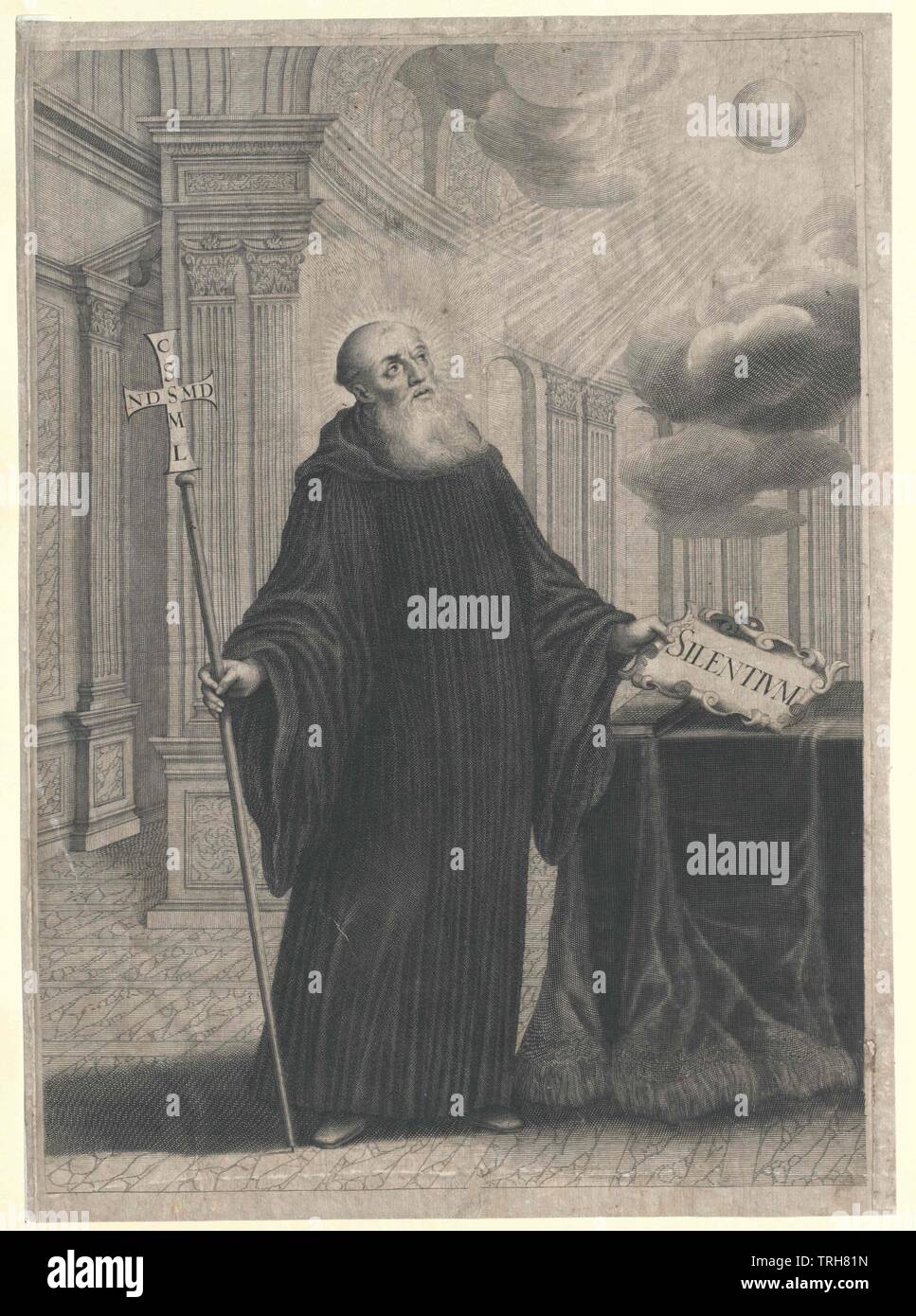 Saint benedict of nursia hi-res stock photography and images - Alamy