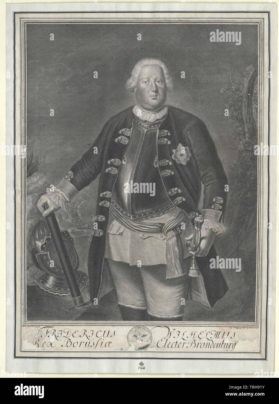 Frederick william i king of prussia hi-res stock photography and images ...