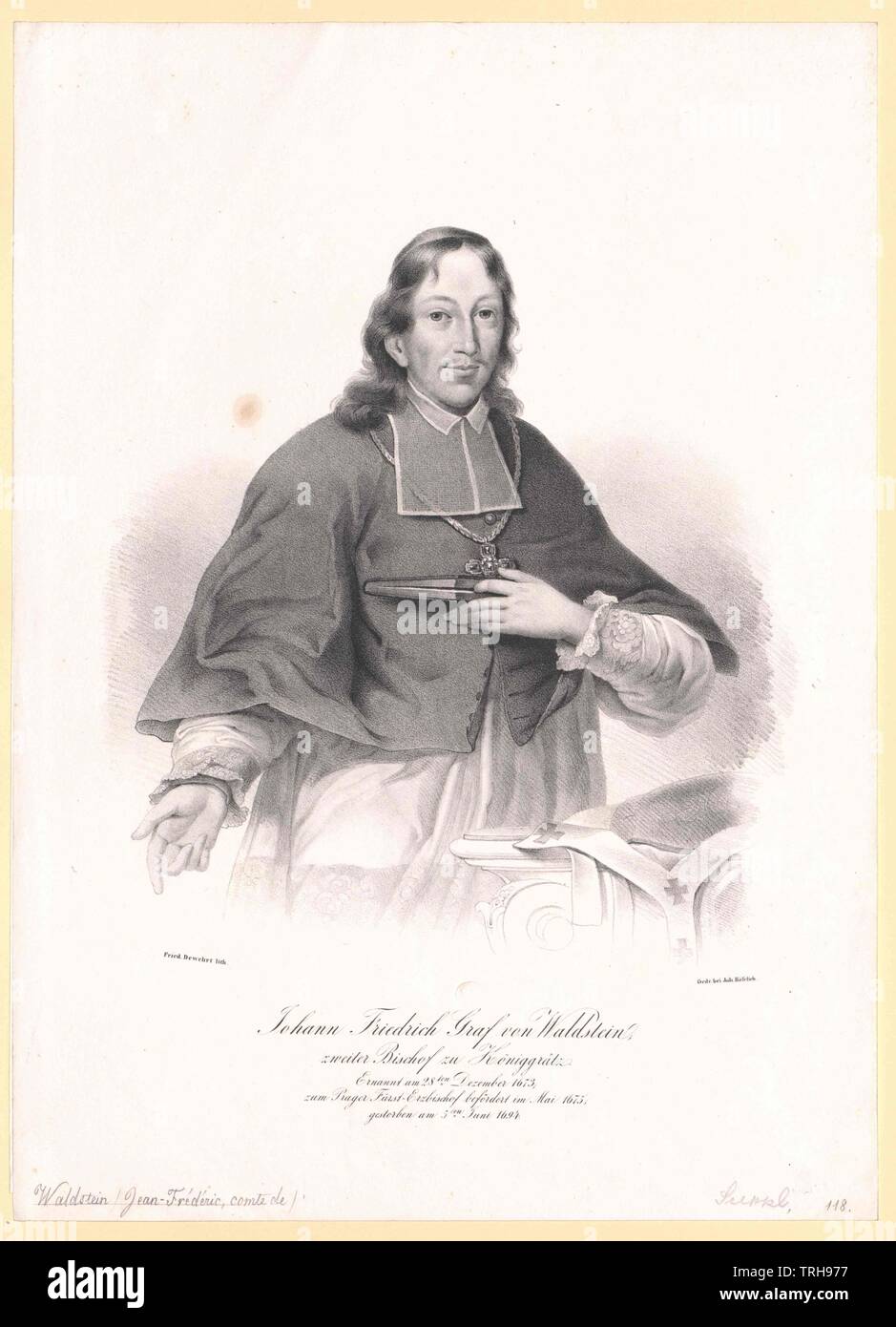 Johann friedrich count of waldstein hi-res stock photography and images ...