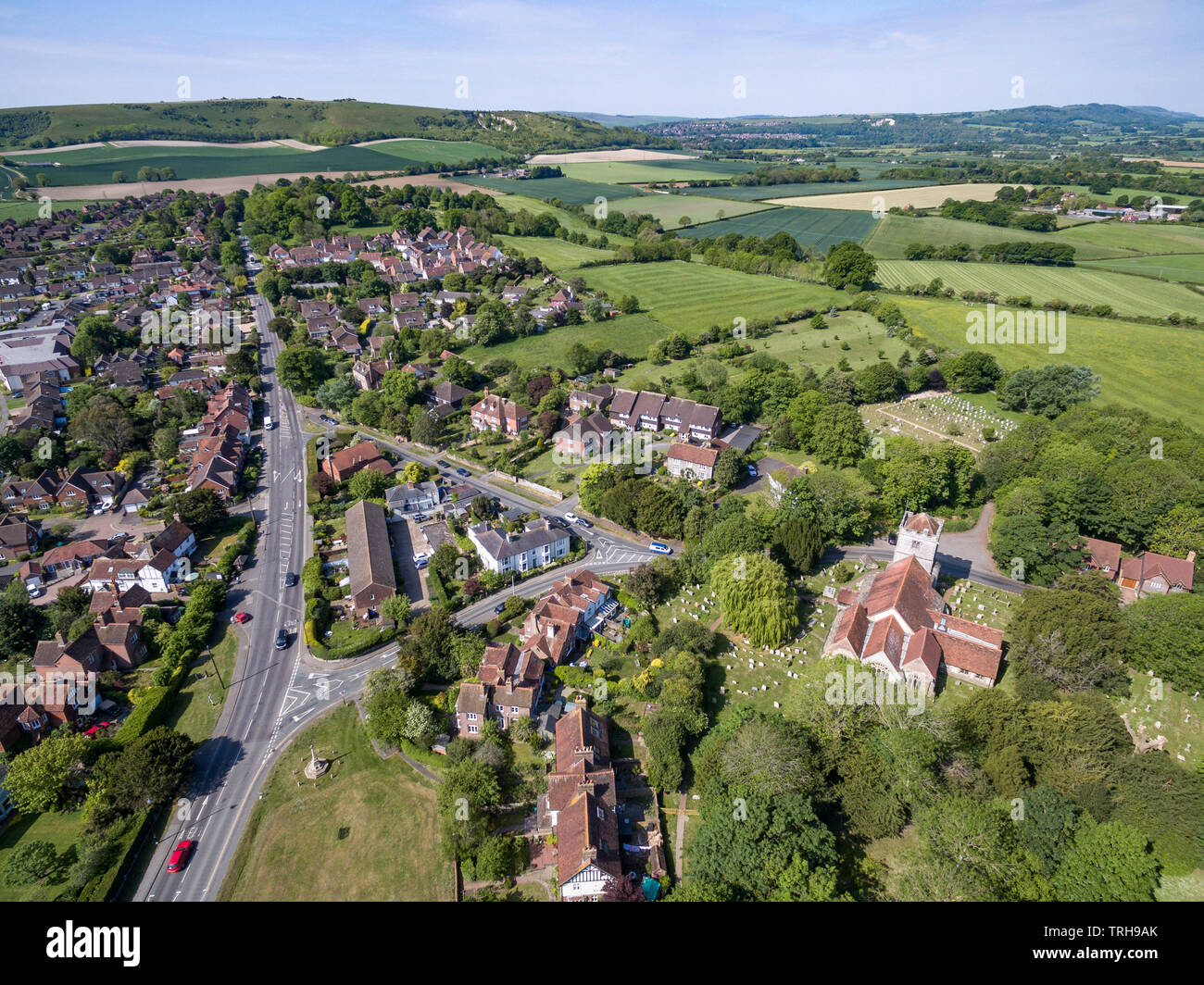 Ringmer Village, East Sussex, UK Stock Photo - Alamy