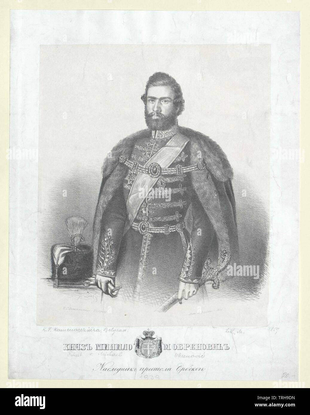 Michael Obrenovich, Prince of Serbia, Additional-Rights-Clearance-Info ...