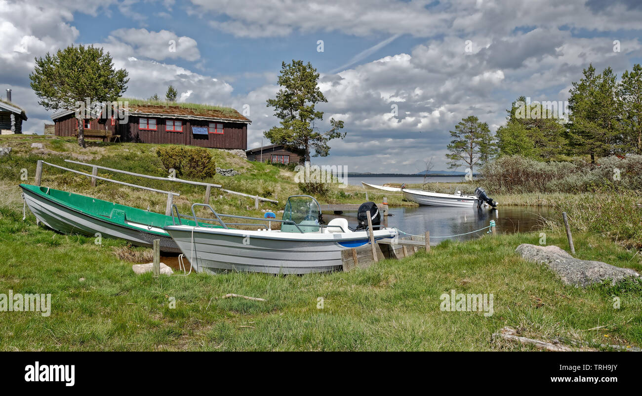 Norway. Fiskevollen in Rendalen Stock Photo - Alamy