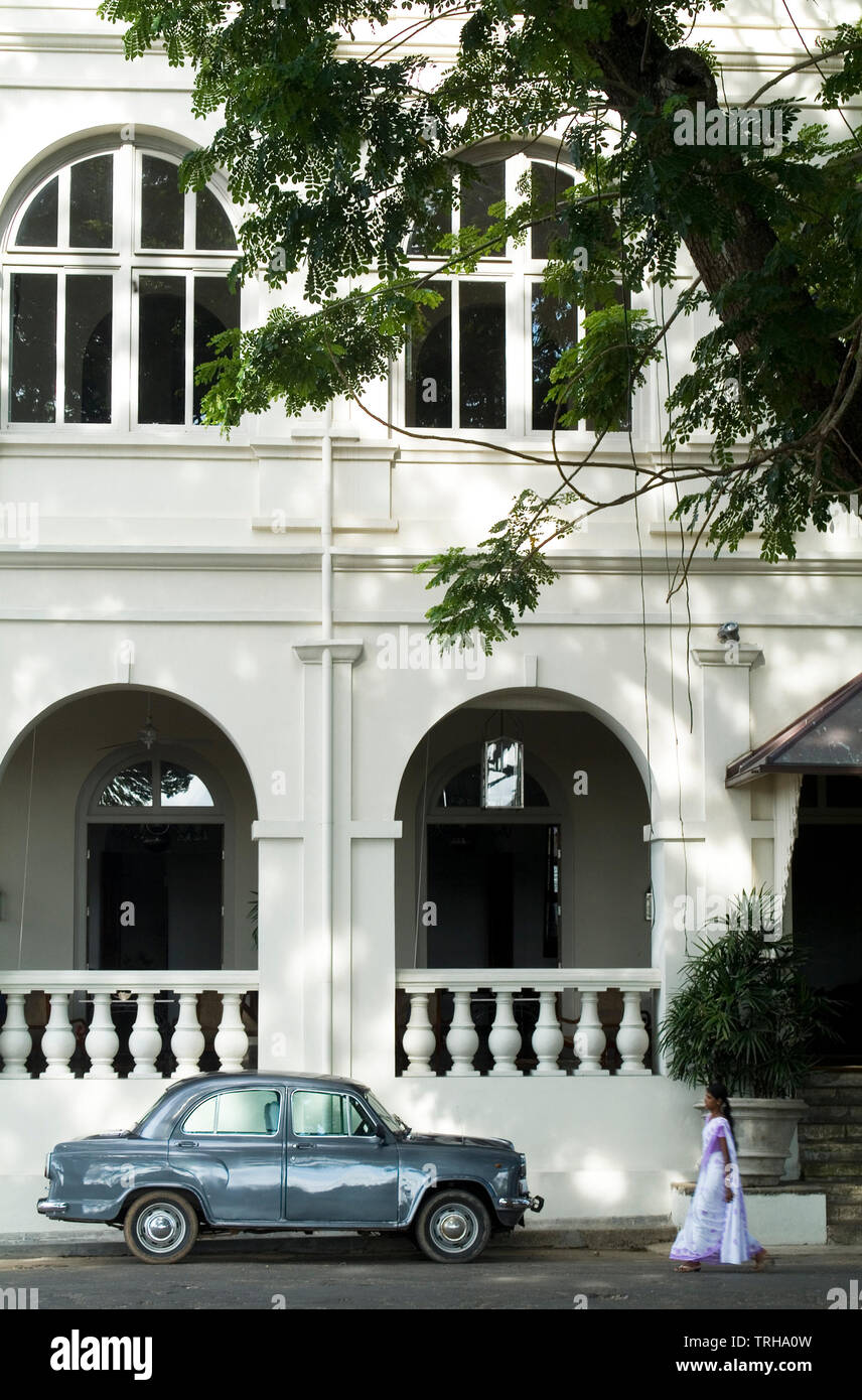 The facade of Amangalla, a luxury heritage hotel in the historical fort ...