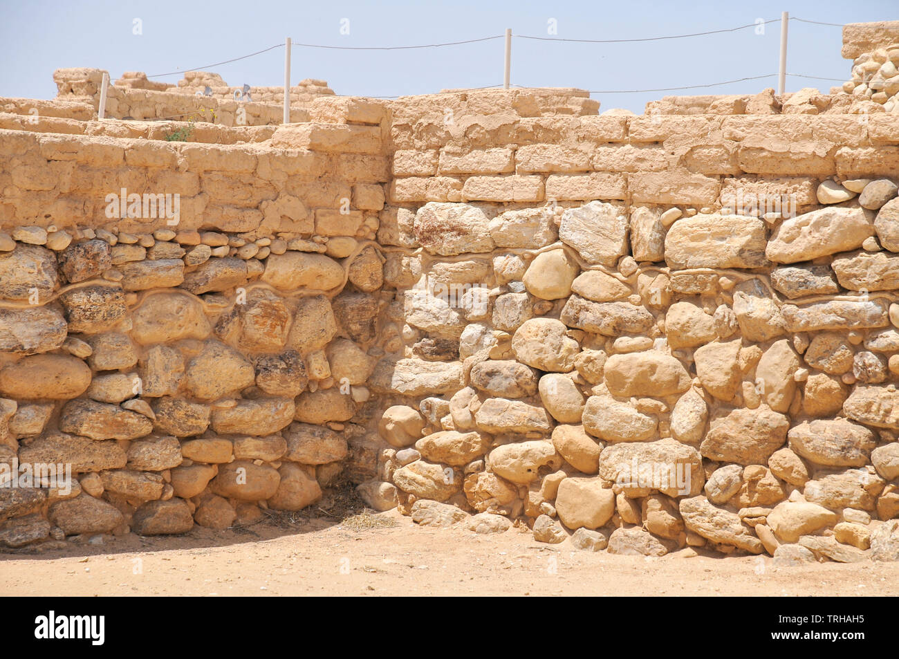 Israel, Negev, Tel Be'er Sheva believed to be the remains of the ...