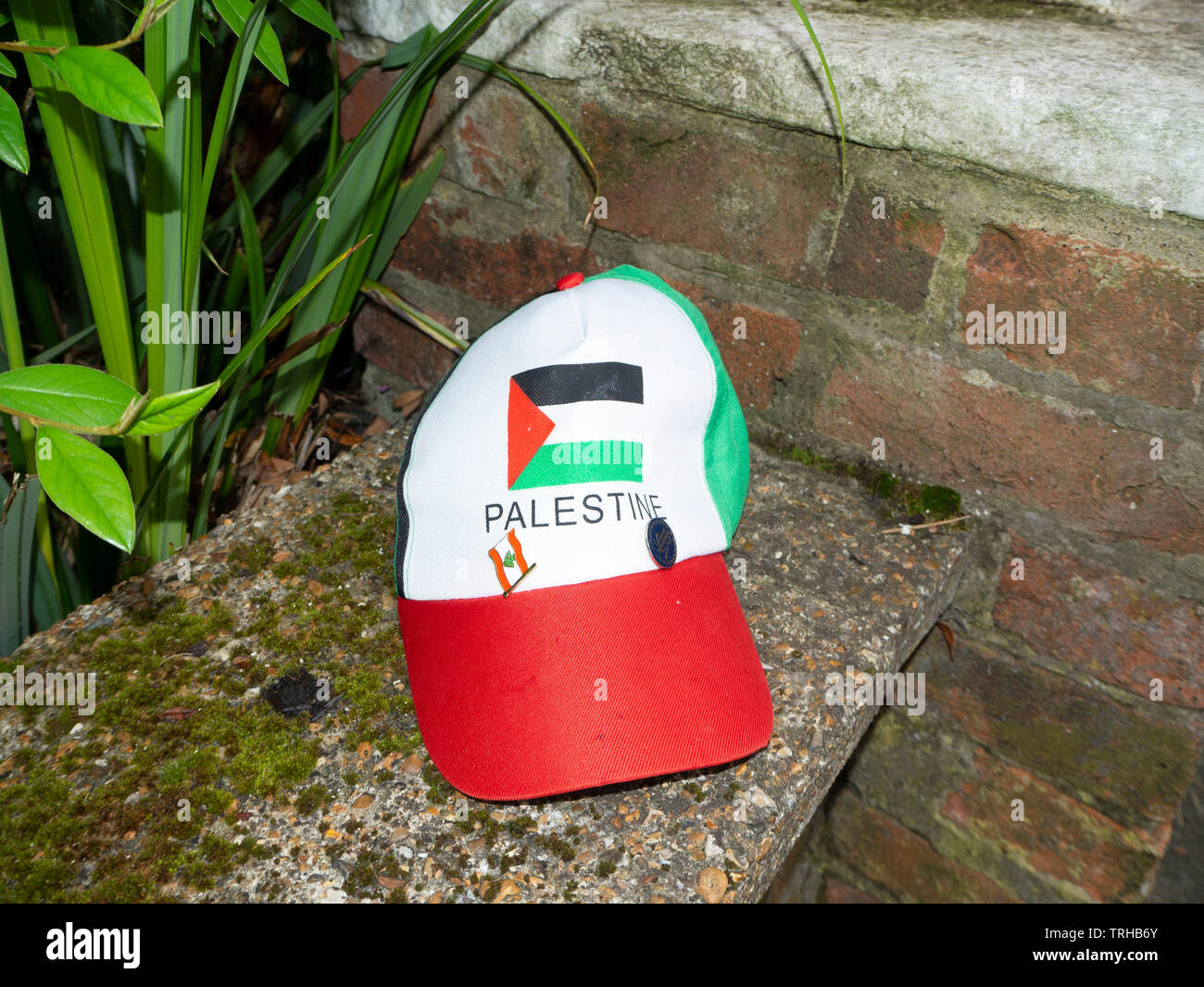 Palestine flag baseball cap Stock Photo - Alamy