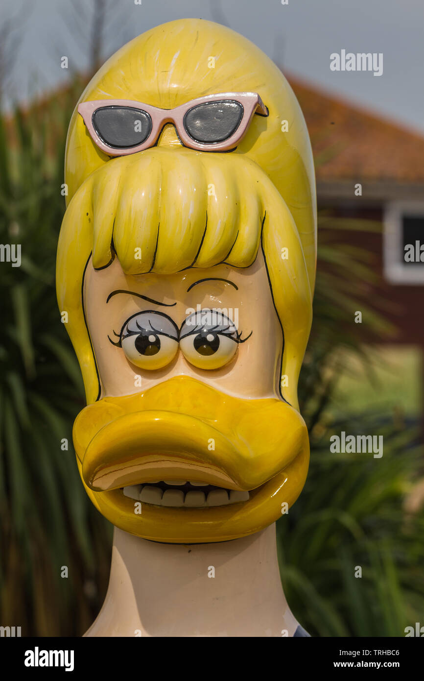 Dusty Duck at Slimbridge, created by Aardman Animations and designed by ...