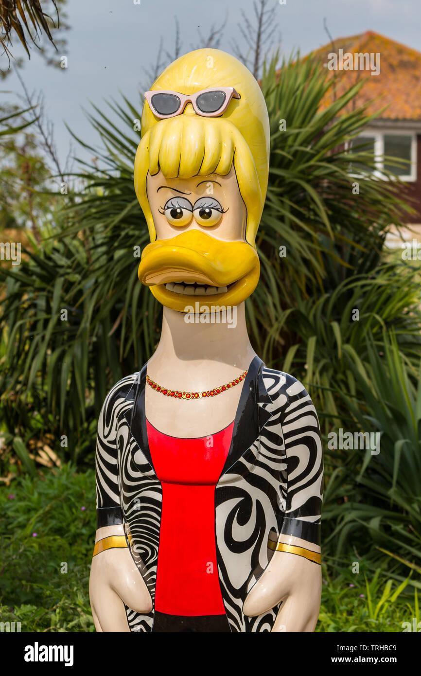 Dusty Duck at Slimbridge, created by Aardman Animations and designed by ...