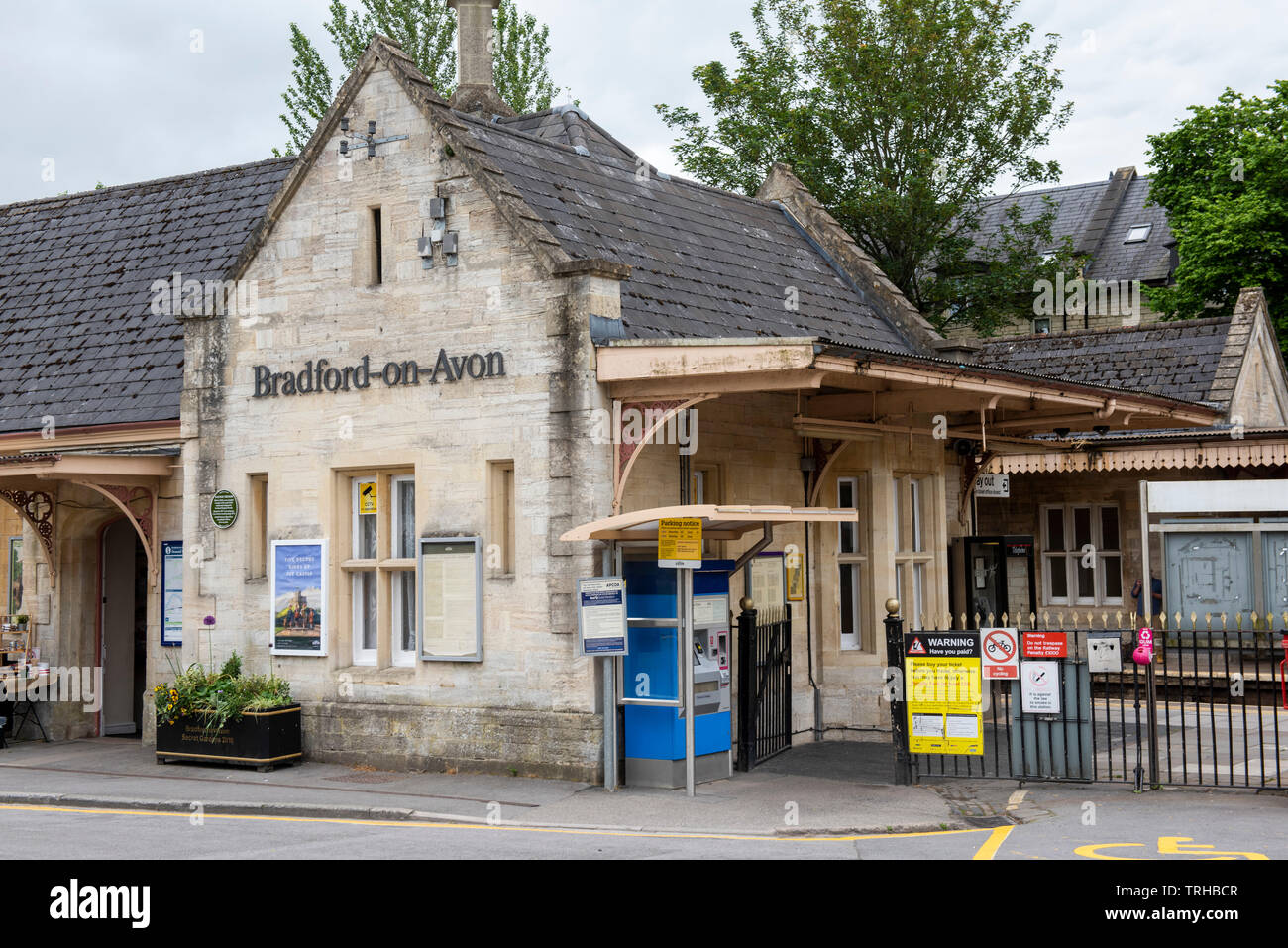Bradford on Avon Train Station, West Wiltshire in England UK Stock ...