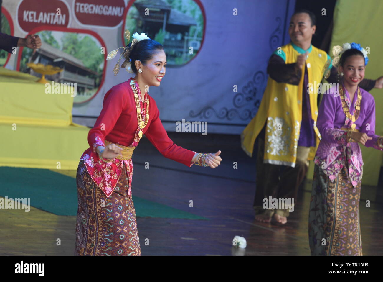 Traditional dance performance in Malacca city by local dancers men and ...