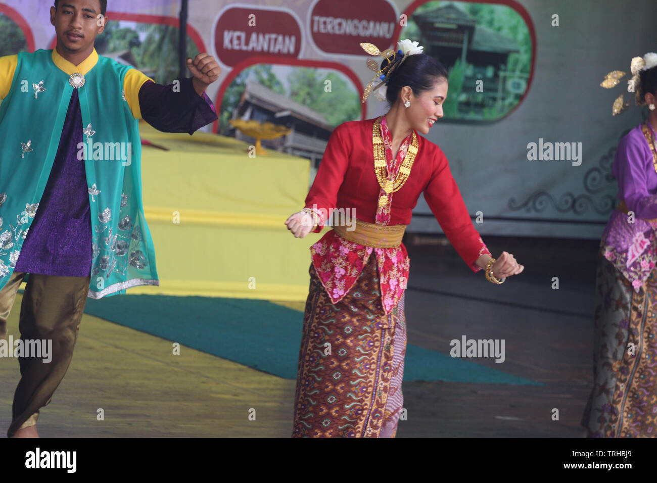 Traditional dance performance in Malacca city by local dancers men and ...