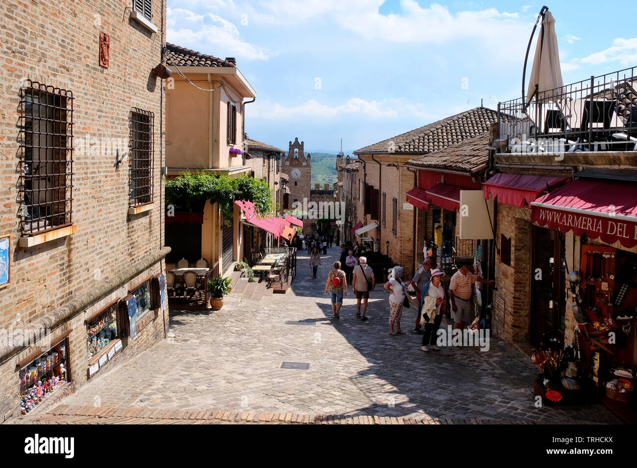 Castello di Gradara in the province of Marche, Italy Stock Photo - Alamy
