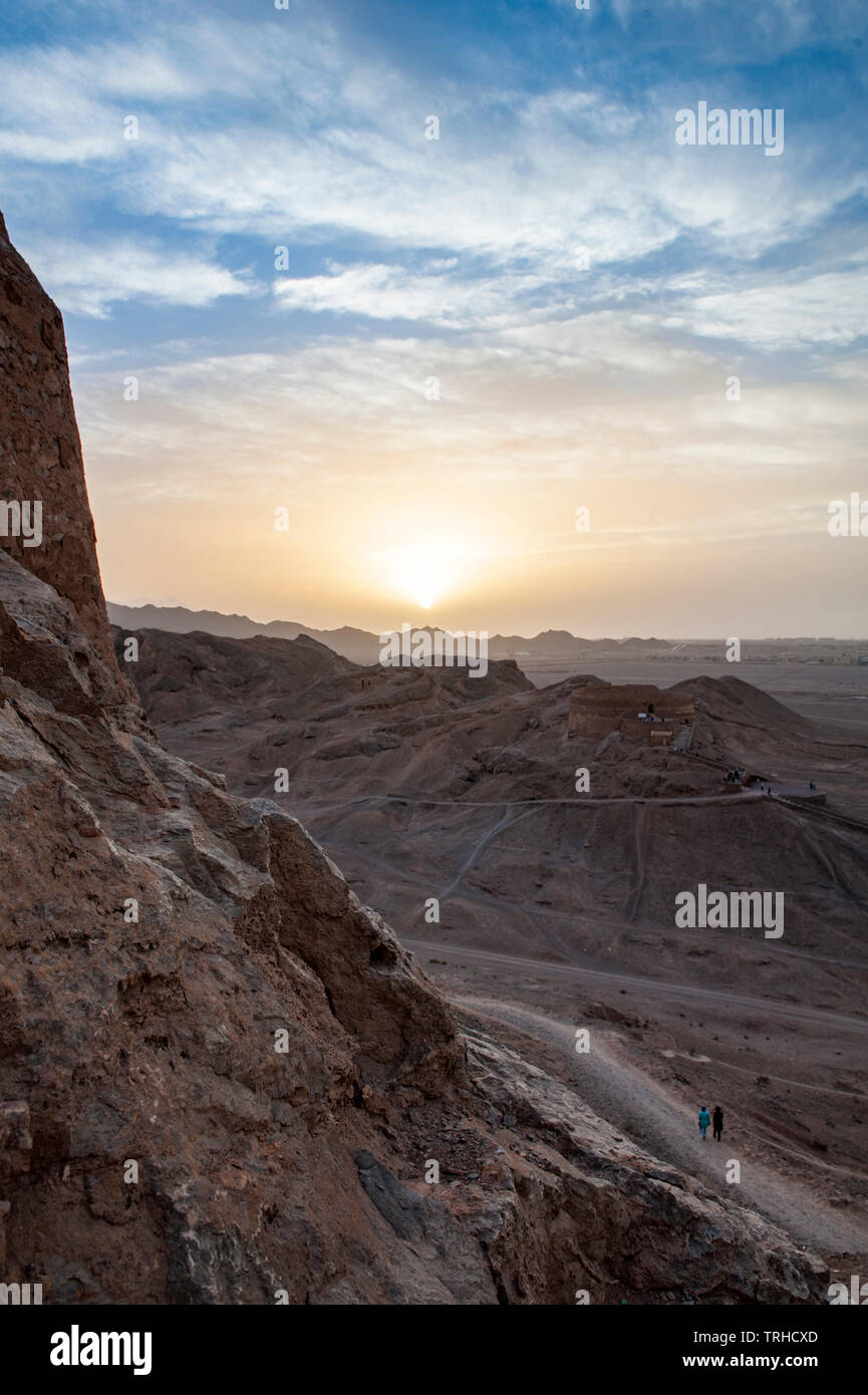 At the Towers of Silence, traditional Zoroastrian burial circles where ...