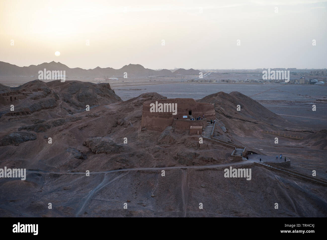 One of the two Towers of Silence, traditional Zoroastrian burial ...