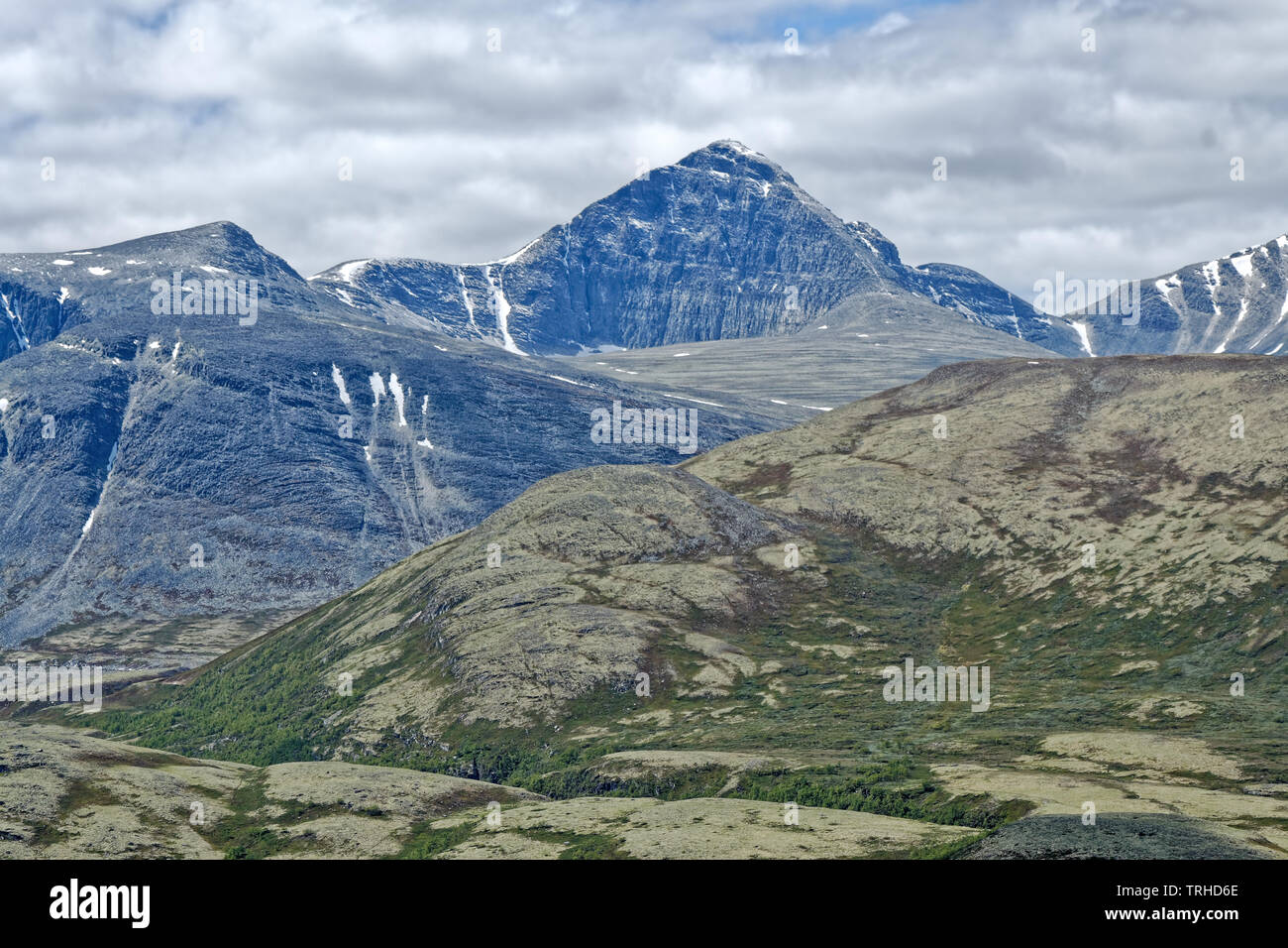 Norway. Wanderung zur Alm Bakkeseter in Rondane Stock Photo - Alamy