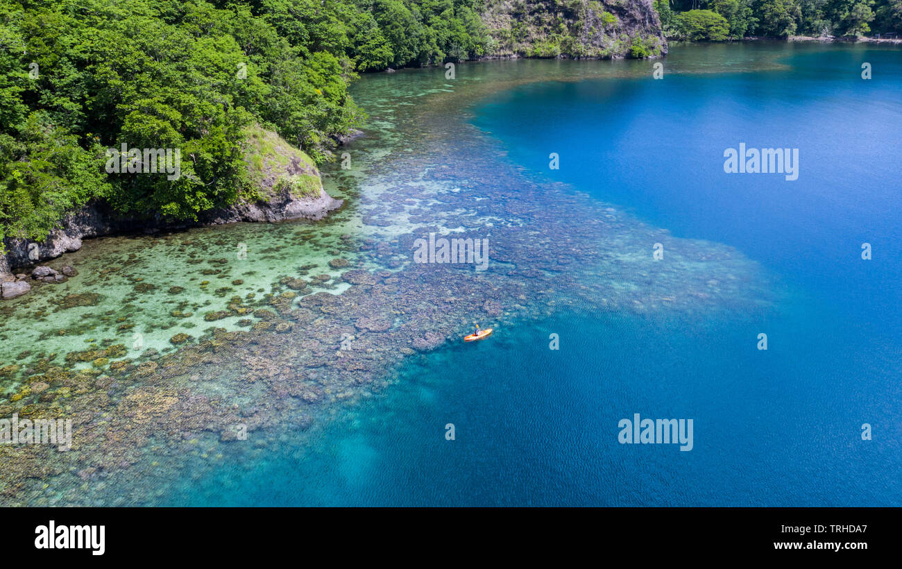 Kayaking in fjords near tufi hi-res stock photography and images - Alamy