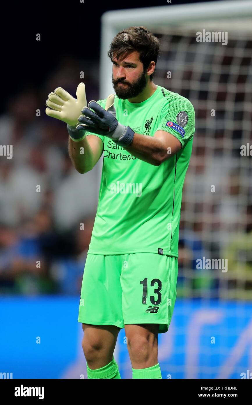 ALISSON BECKER, LIVERPOOL FC, 2019 Stock Photo - Alamy