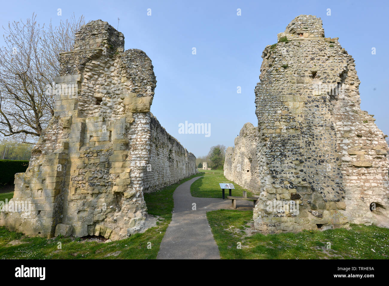 Lewes Cluniac Priory ruins, East Sussex, UK Stock Photo - Alamy