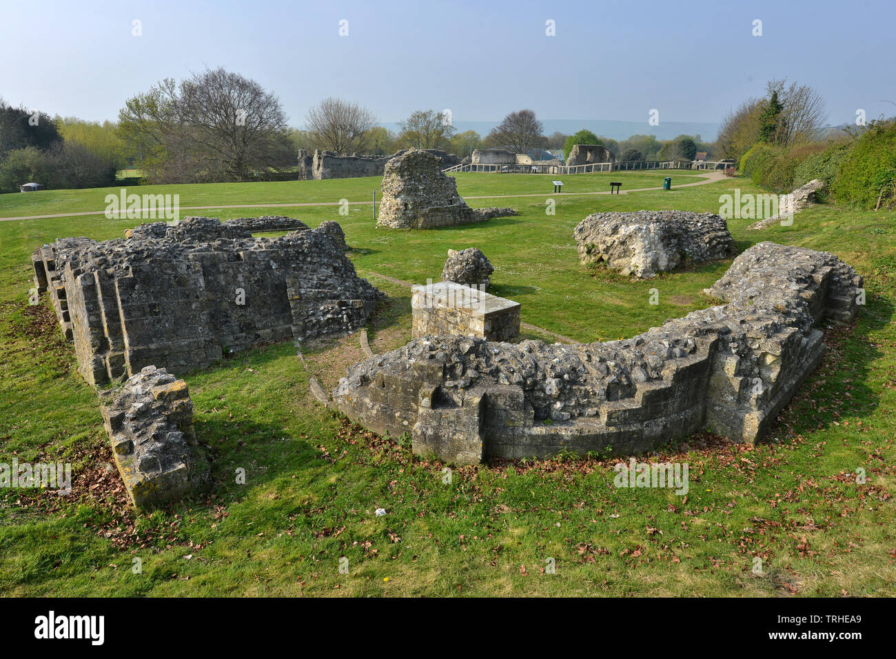 Lewes Cluniac Priory ruins, East Sussex, UK Stock Photo - Alamy