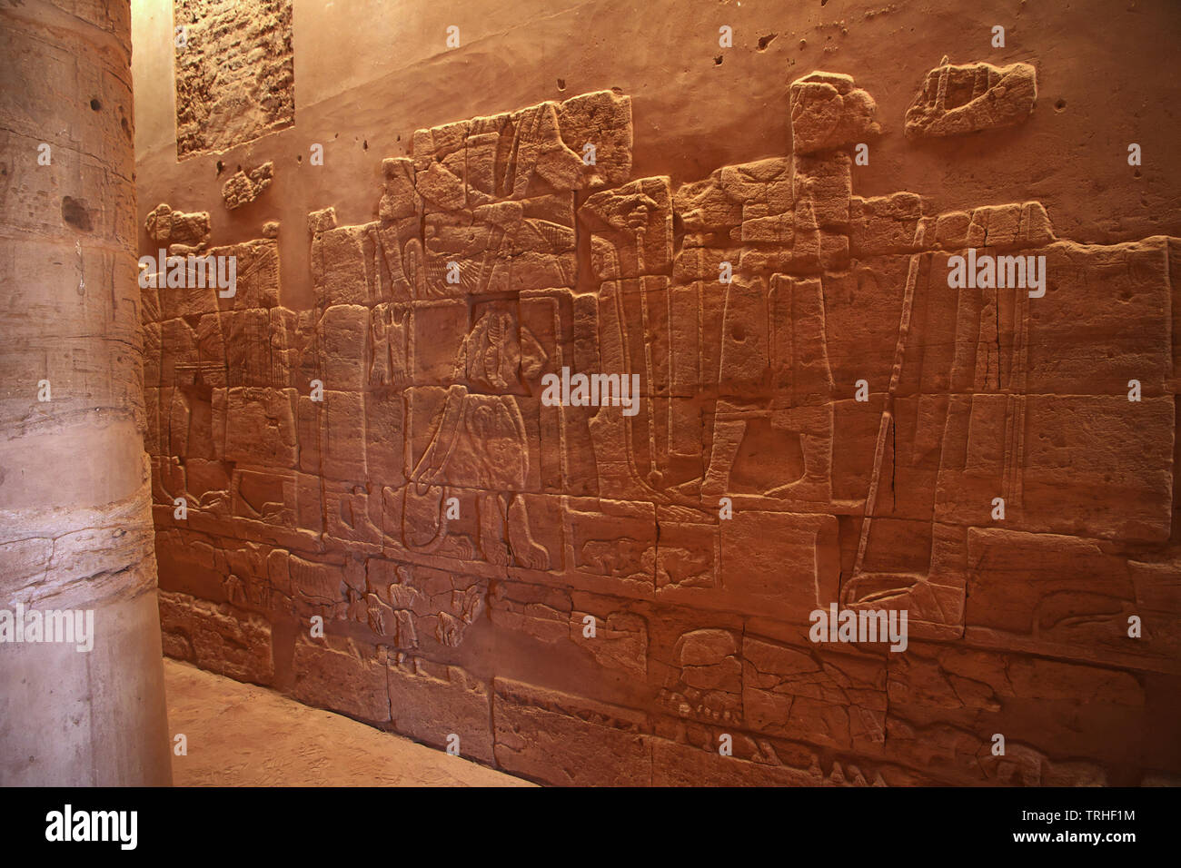 The Temple of Amun in the desert of the Sudan Stock Photo - Alamy