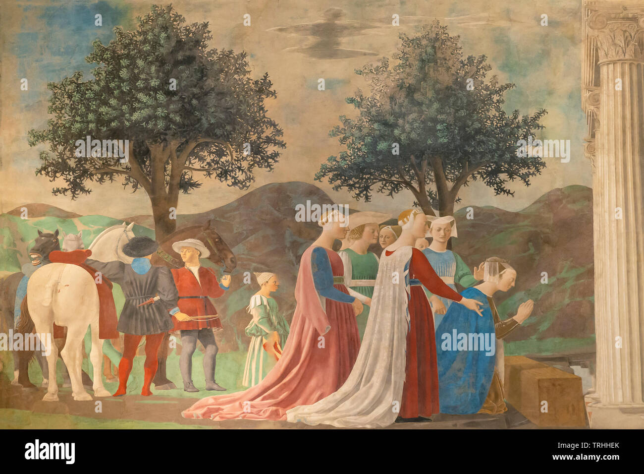 Adoration of the Holy Wood, Procession of the Queen of Sheba, Legend of ...