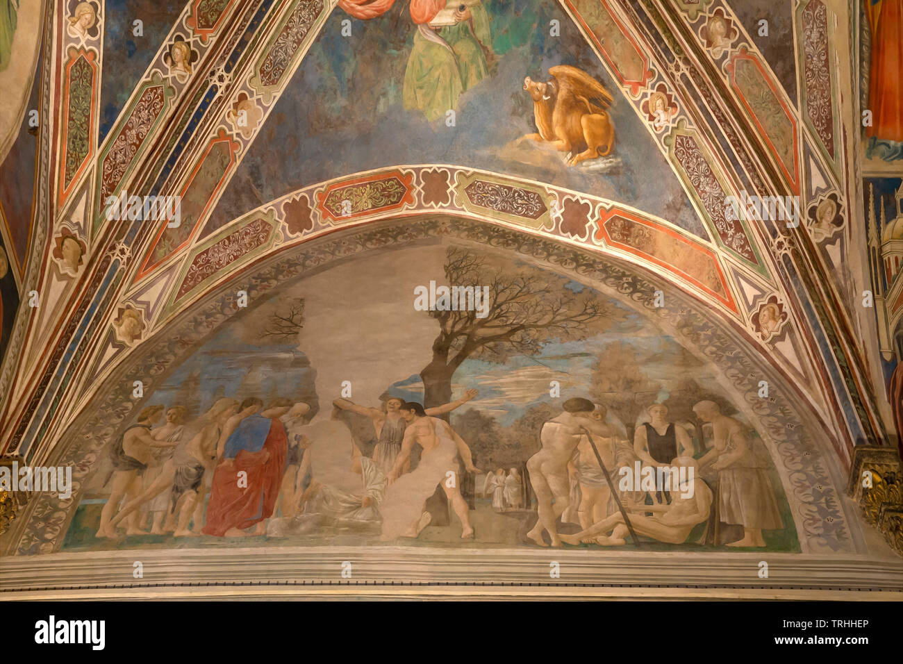 Death of Adam, Legend of the True Cross, Fresco Cycle, Piero della ...
