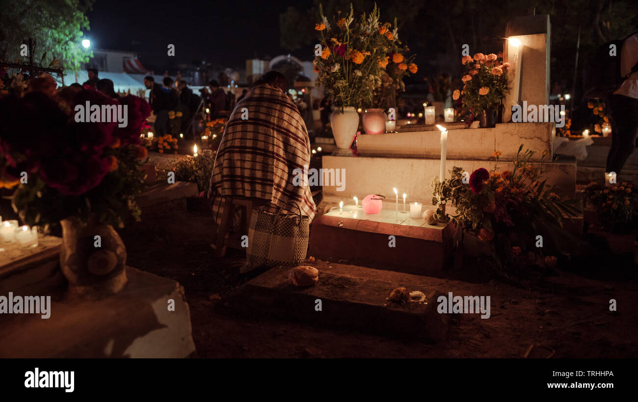 Day of the dead. Mexican tradition in November when the dead meet us ...