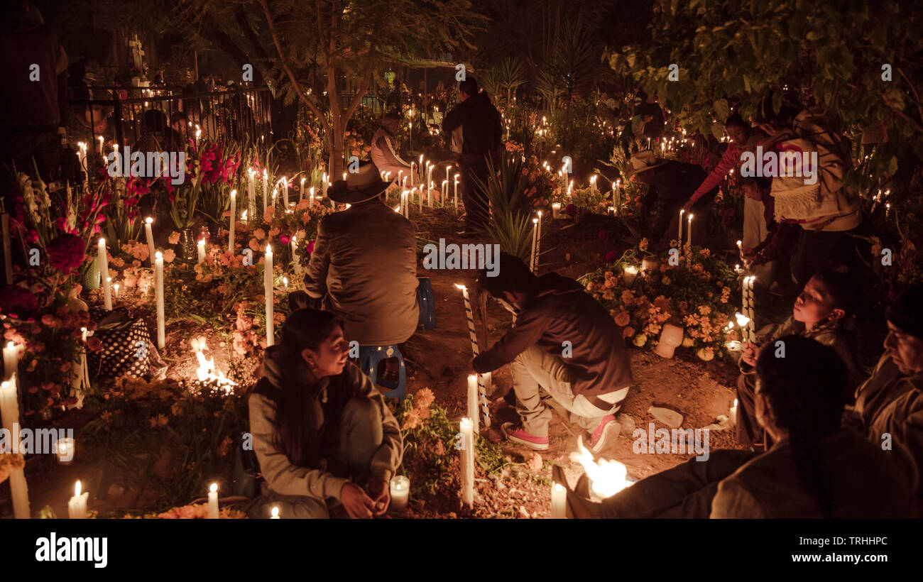 Day of the dead. Mexican tradition in November when the dead meet us ...