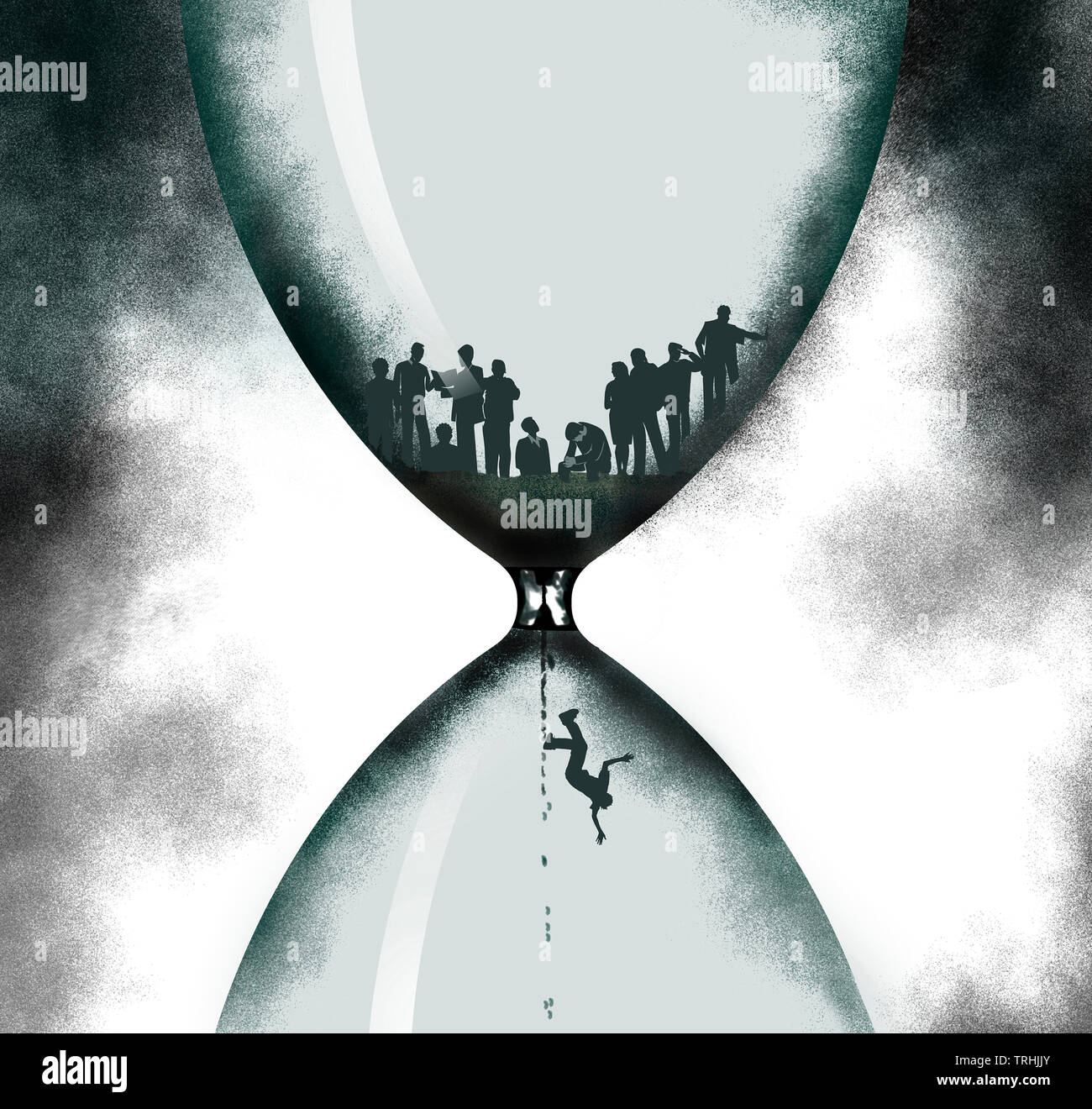 Fallingsilhouette hi-res stock photography and images - Alamy