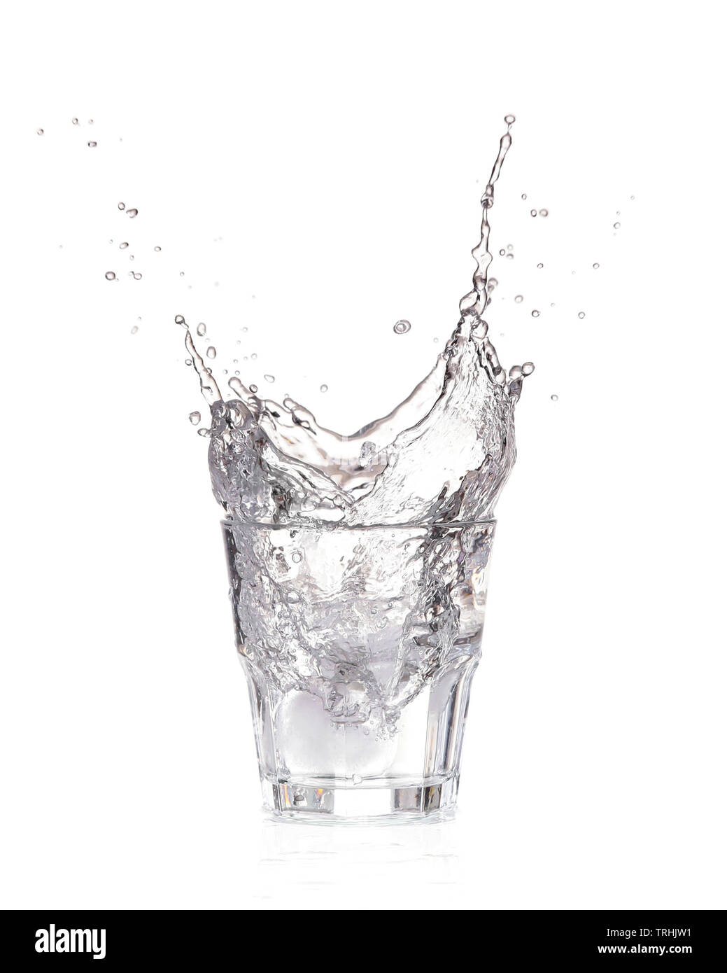 Water drops splashing waves Cut Out Stock Images & Pictures - Alamy