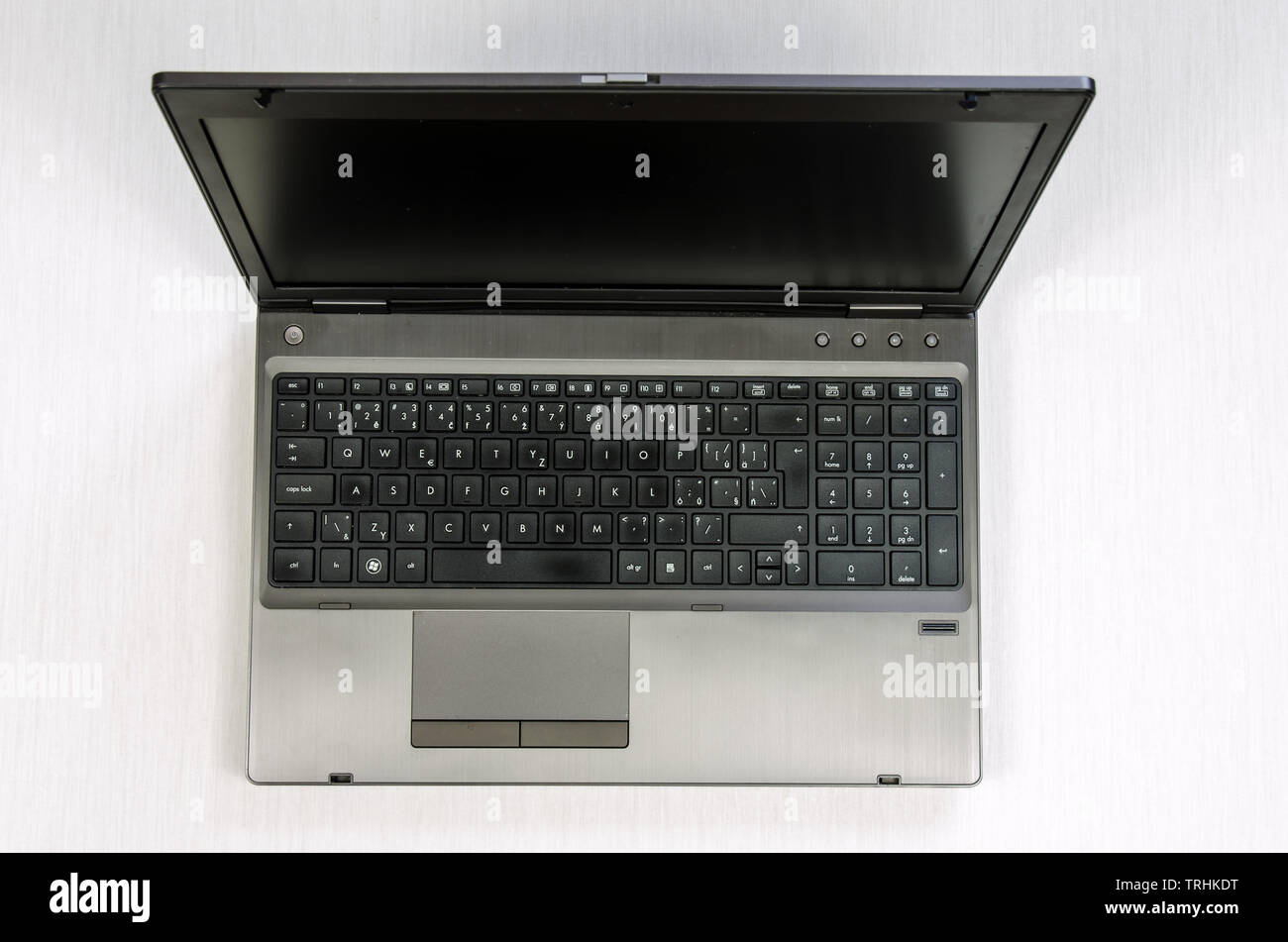 open black notebook close-up isolated Stock Photo - Alamy