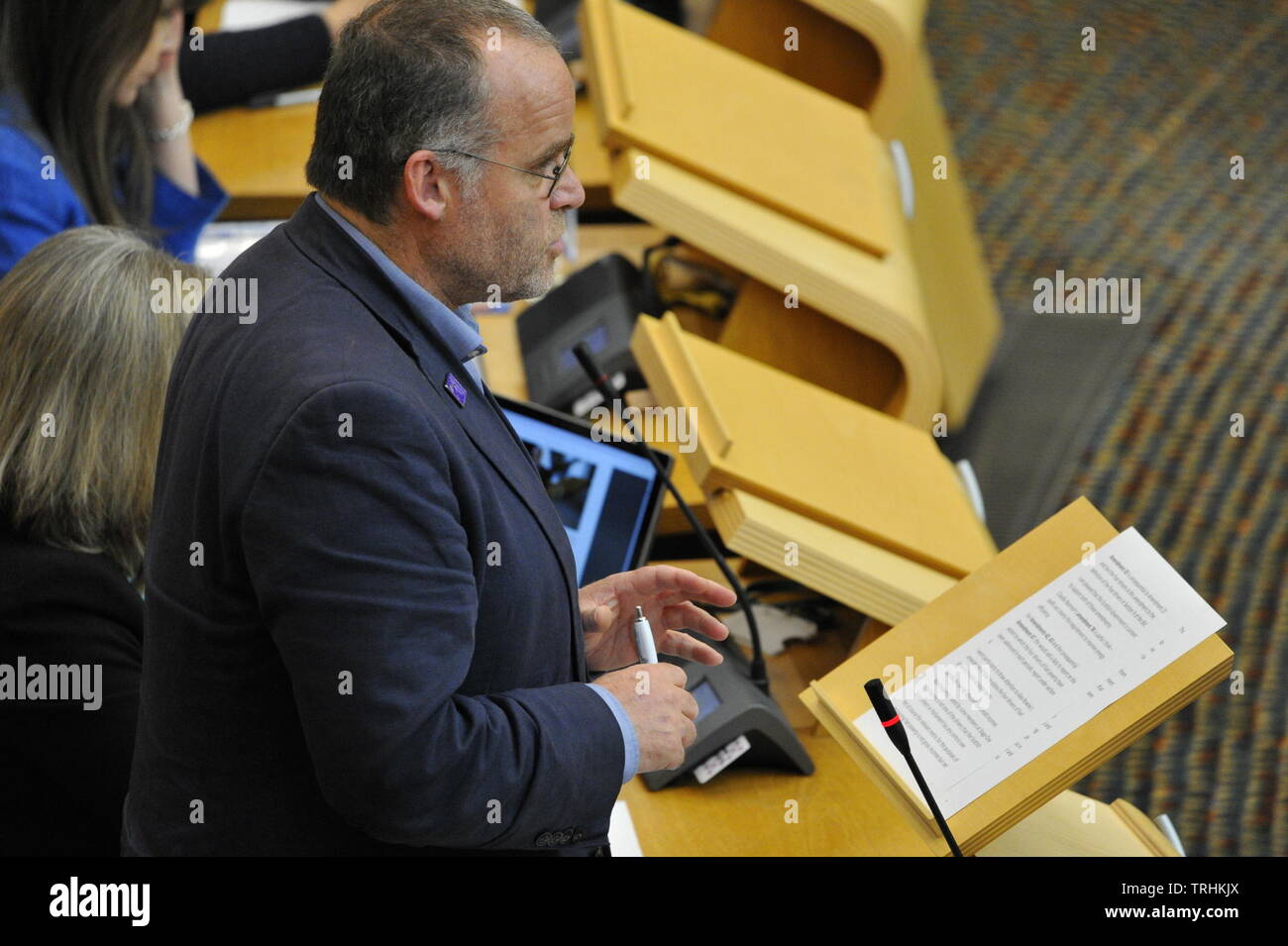 Edinburgh, UK. 6 June 2019. PICTURED: Andy Wightman Afternoon session ...