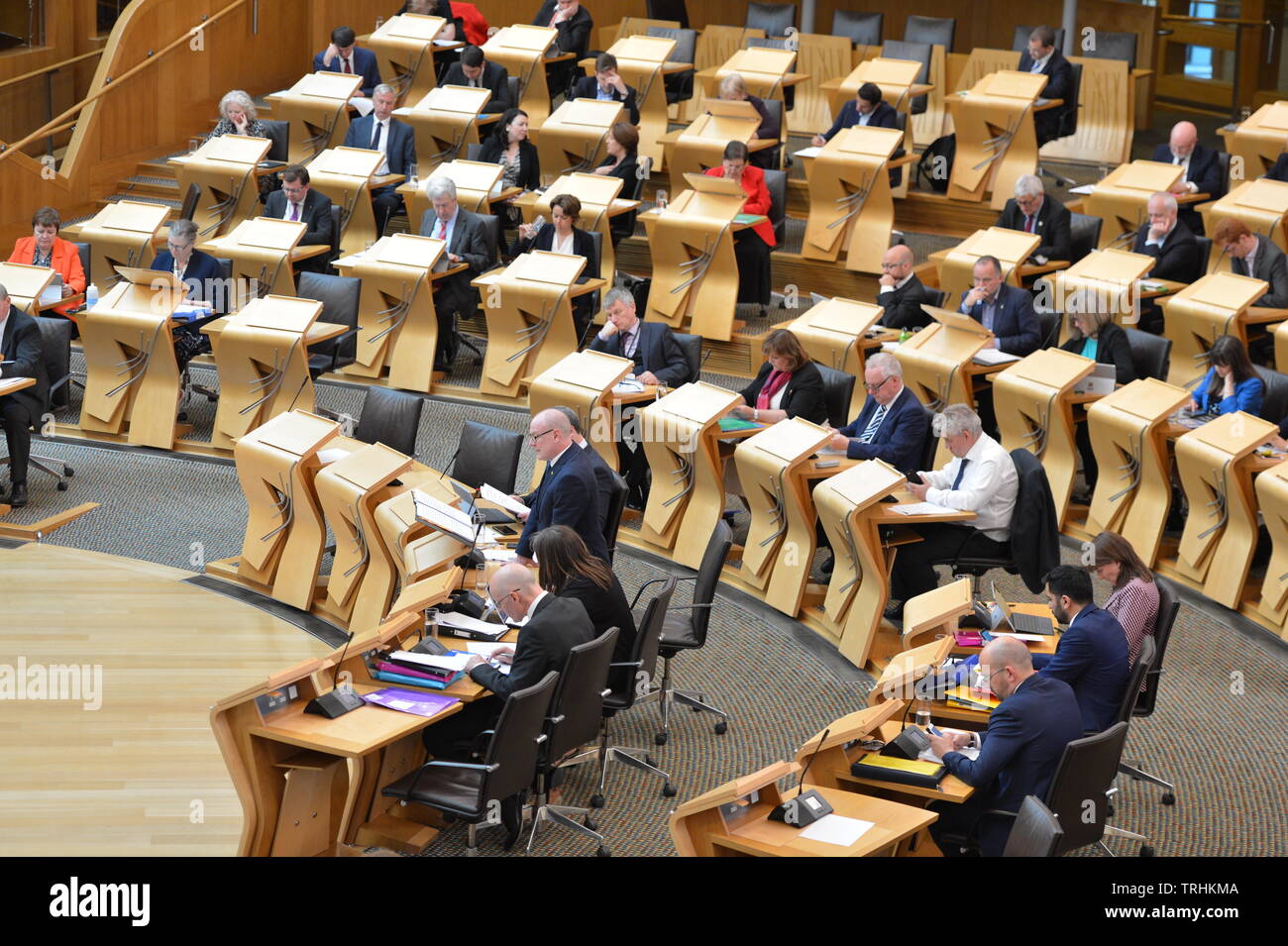 News desks hi-res stock photography and images - Alamy