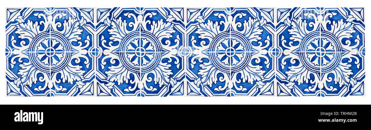 Typical Portuguese decorations with colored ceramic tiles - frontal ...