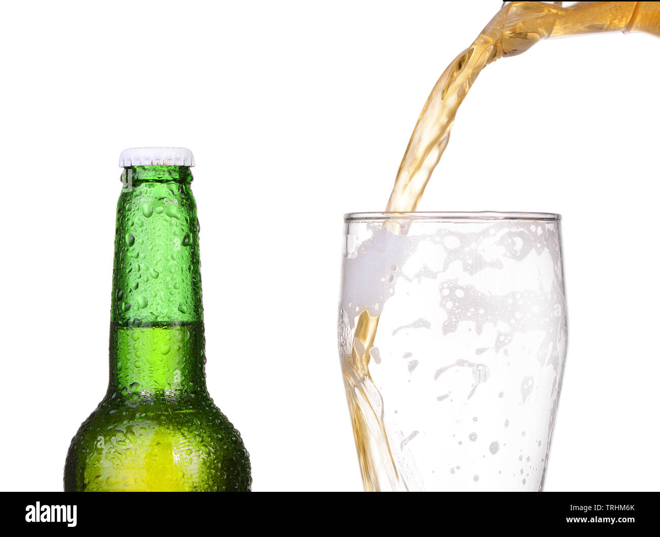 Overflow beer bottle hi-res stock photography and images - Alamy