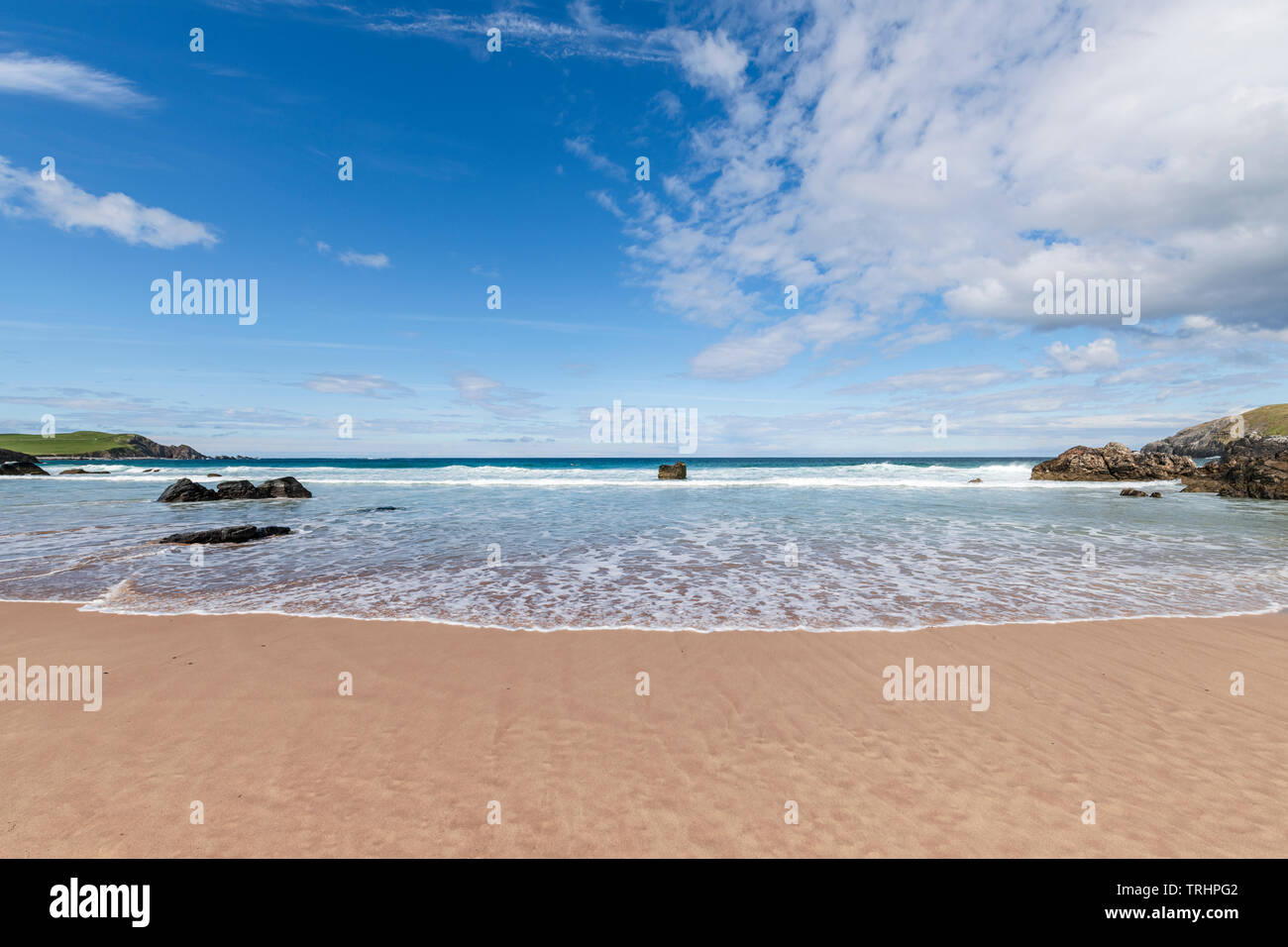 Sango bay near Durness in Southerland, on the north coast of Scotland ...