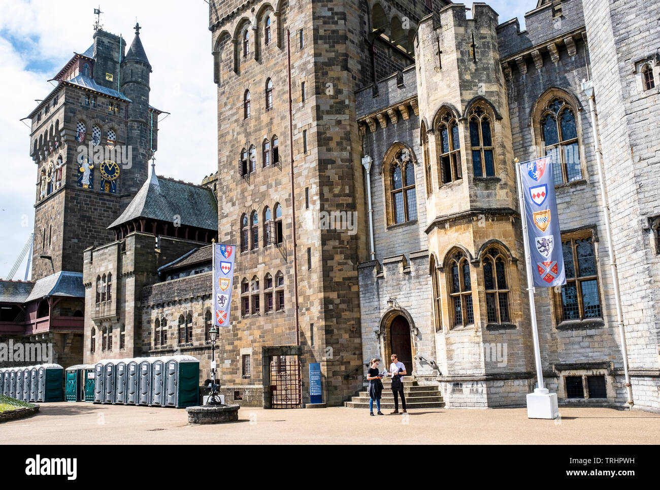 Cardiff Castle, Cardiff, Wales Stock Photo - Alamy