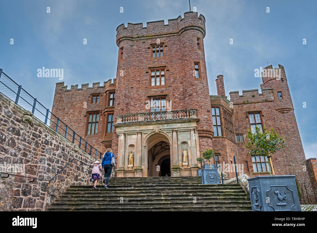 Powis castle, Wales Stock Photo - Alamy