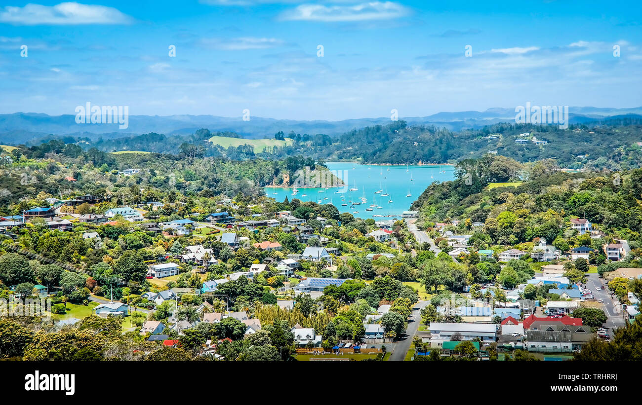 Flagstaff hill russell new zealand hi-res stock photography and images ...