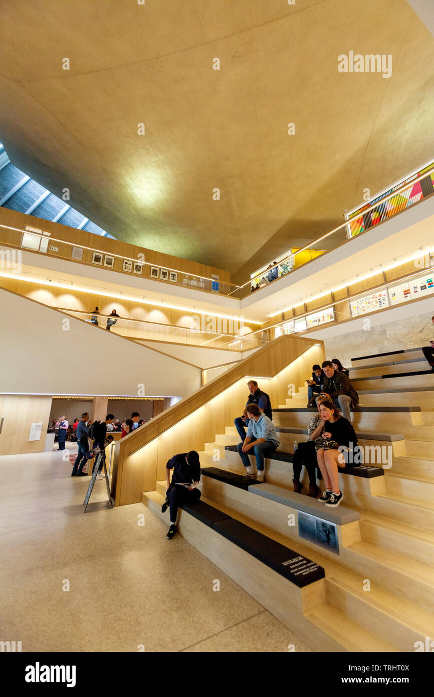 Interior view of the Design Museum in the former Commonwealth Institute ...