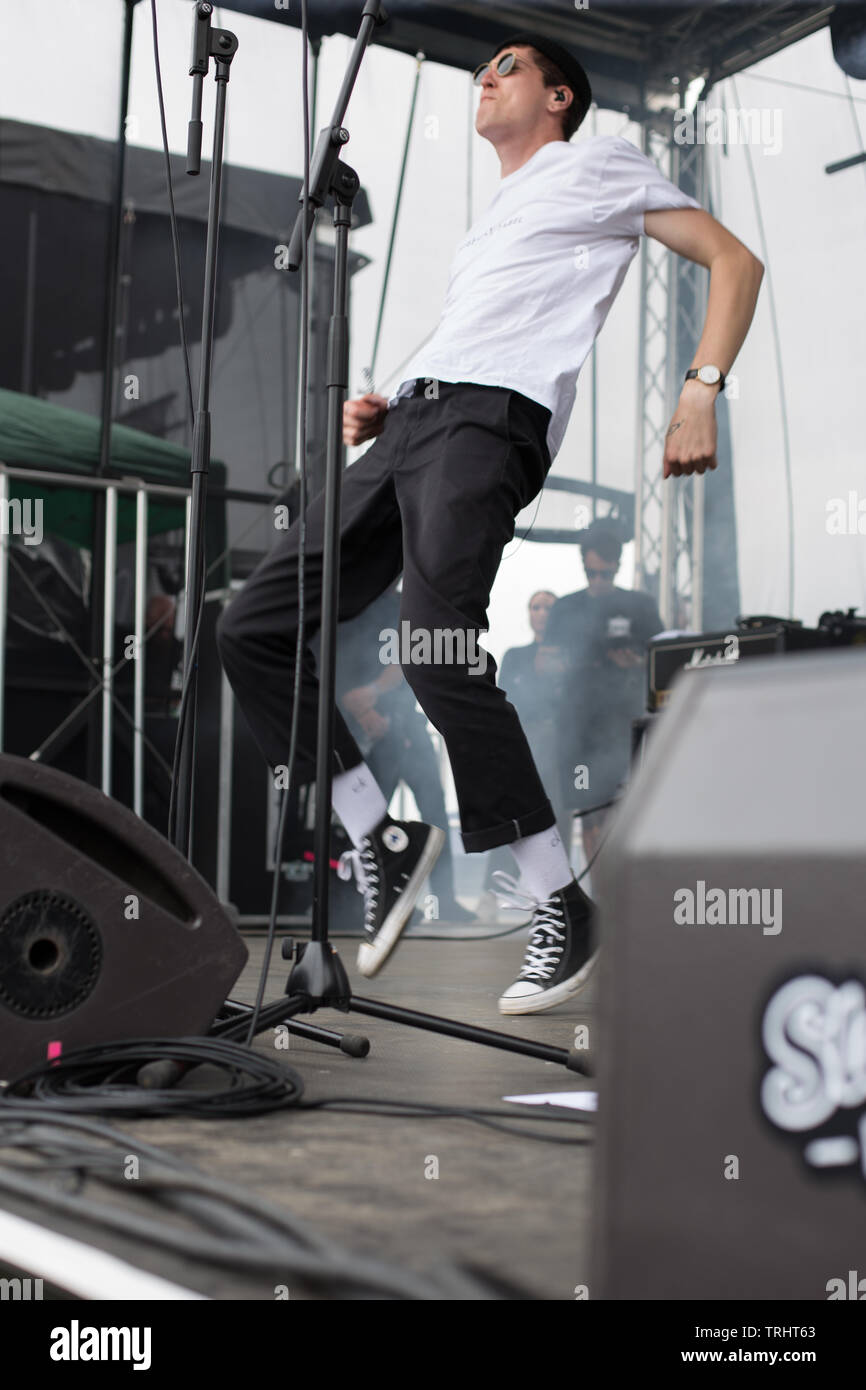 Trophy eyes live at slam dunk festival 2019 hi-res stock photography ...