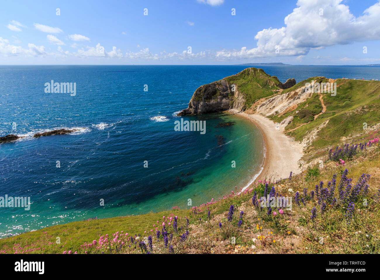 man o war bay near durdle door, jurassic coast, south coast, dorset ...