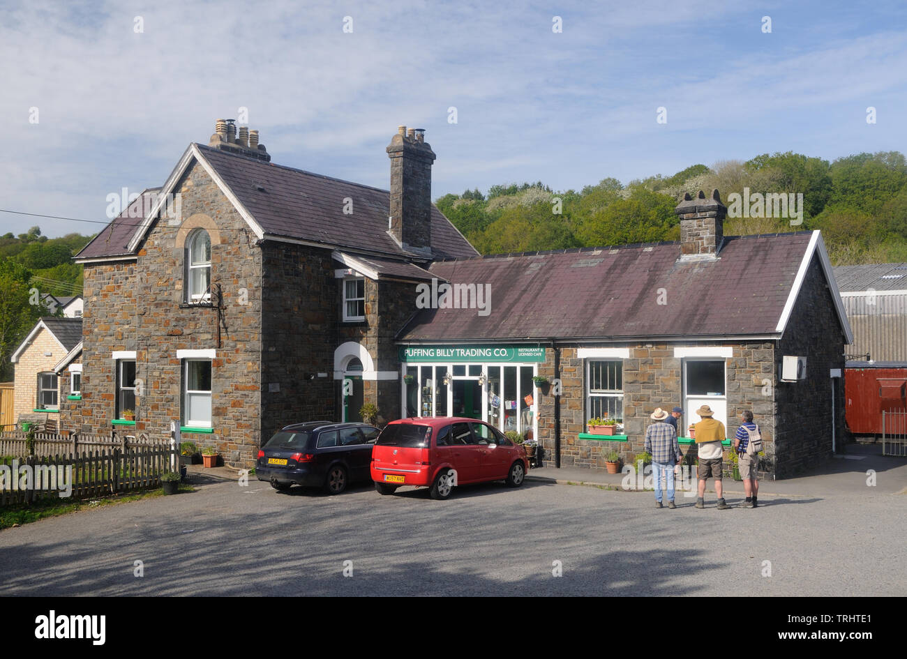 The former railway station - now the 'Puffing Billy' café - in Great ...