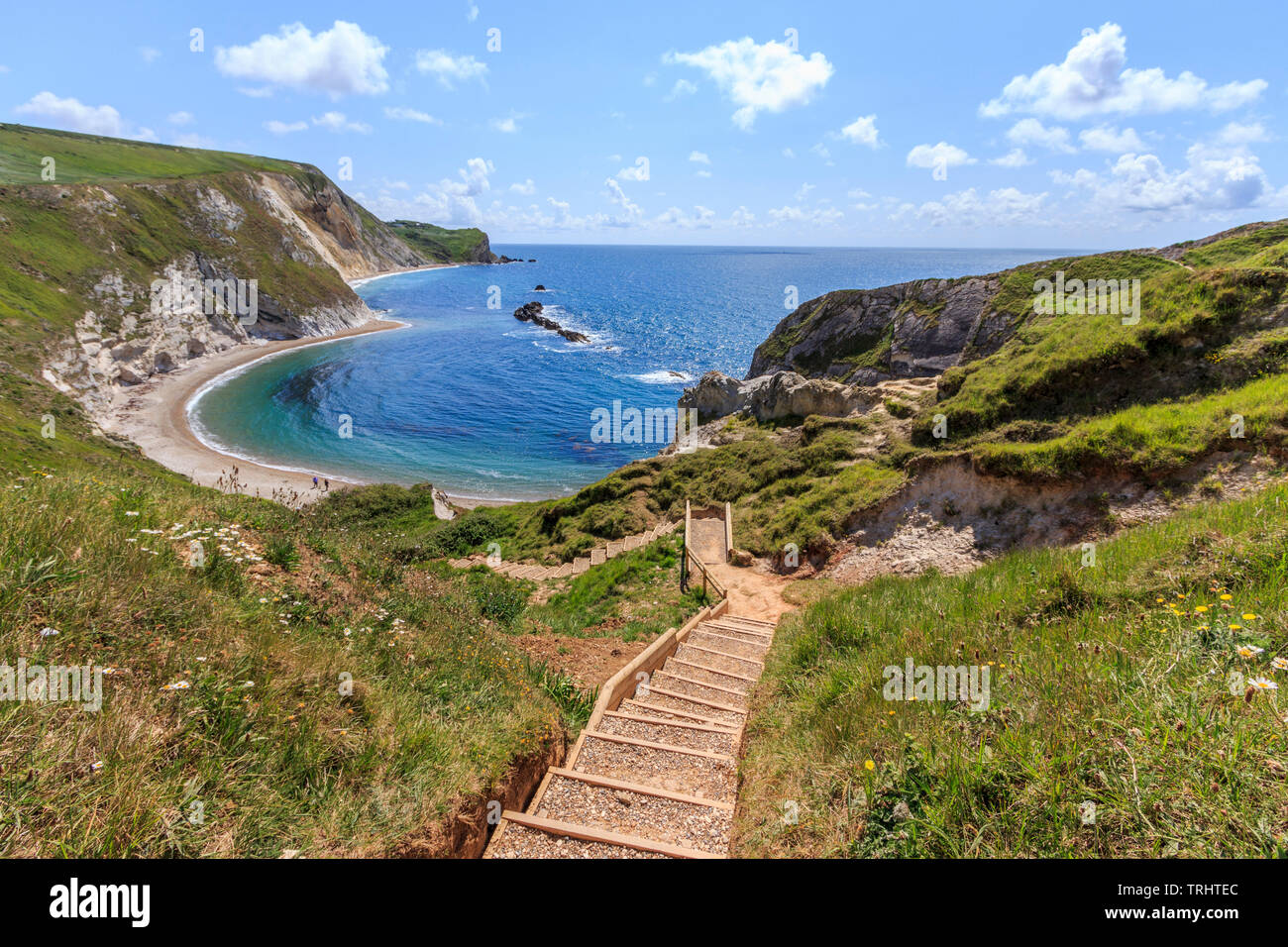 man o war bay near durdle door, jurassic coast, south coast, dorset ...