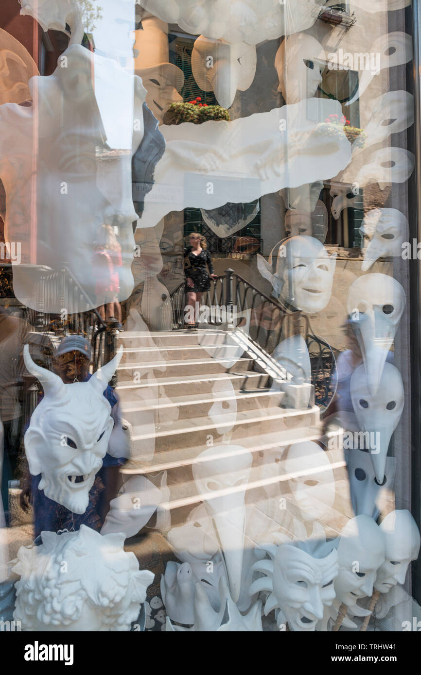Window of Mask shop Stock Photo - Alamy