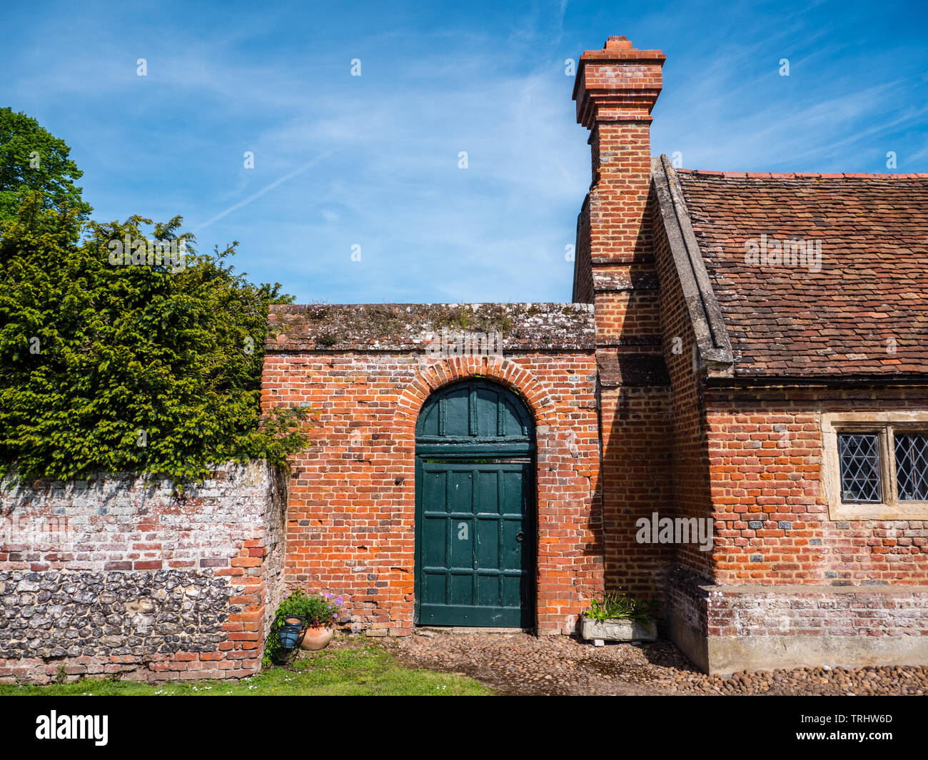 The Almshouses on the village street , in the Village of Mapledurham ...