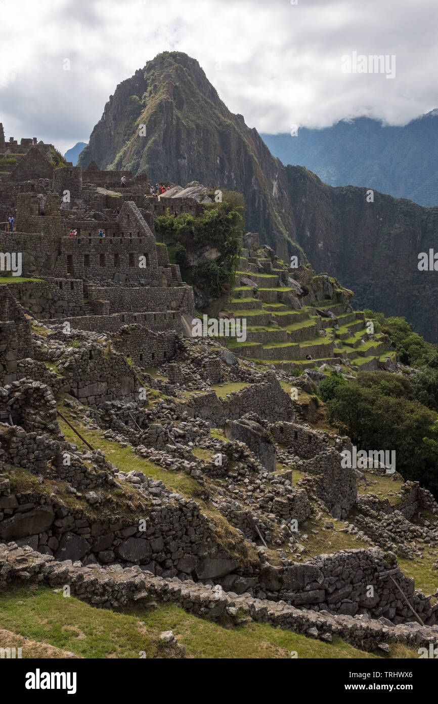 The view of the side of the main complex and terraces at the amazing ...